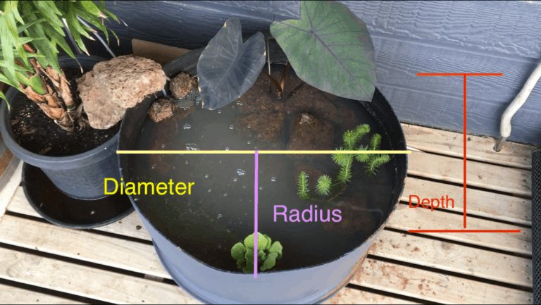 How to calculate pond area & volume – Ozponds